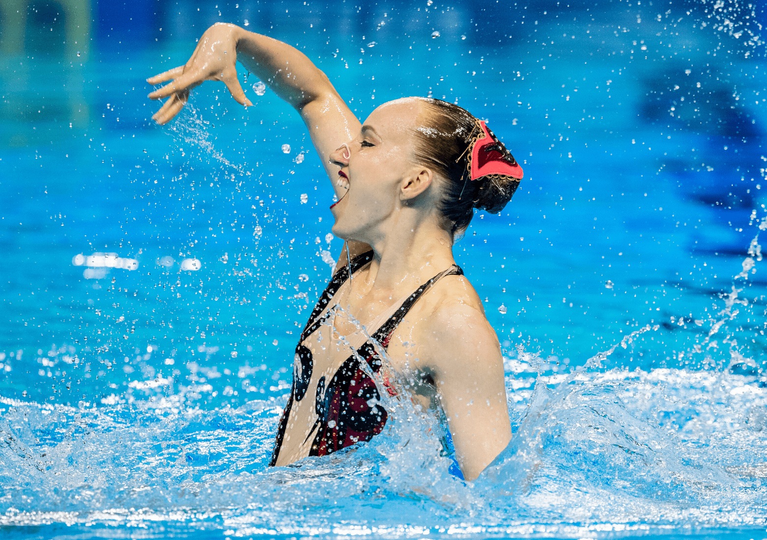 Für das Synchro Duett Marlene Bojer und Daniela Reinhardt geht es im ...