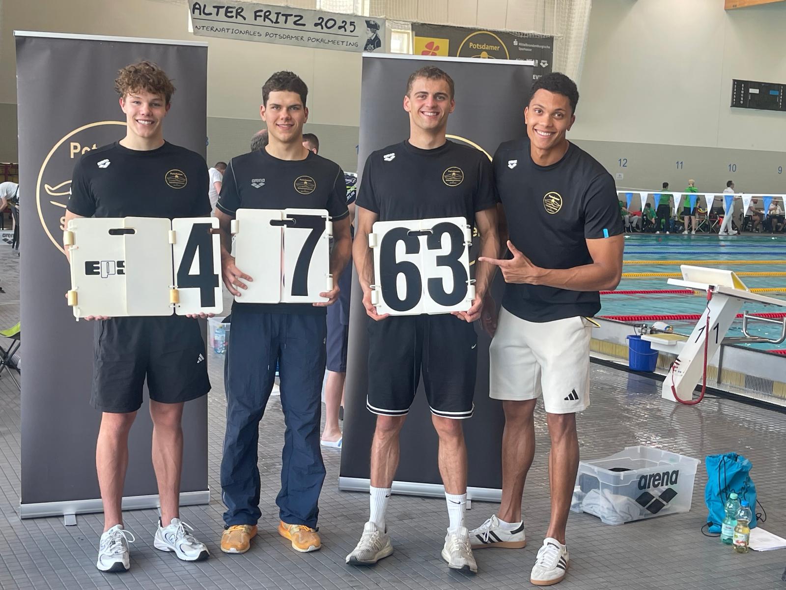 Melvin Imoudu führt Potsdams Staffel zum deutschen Rekord - Swim+More