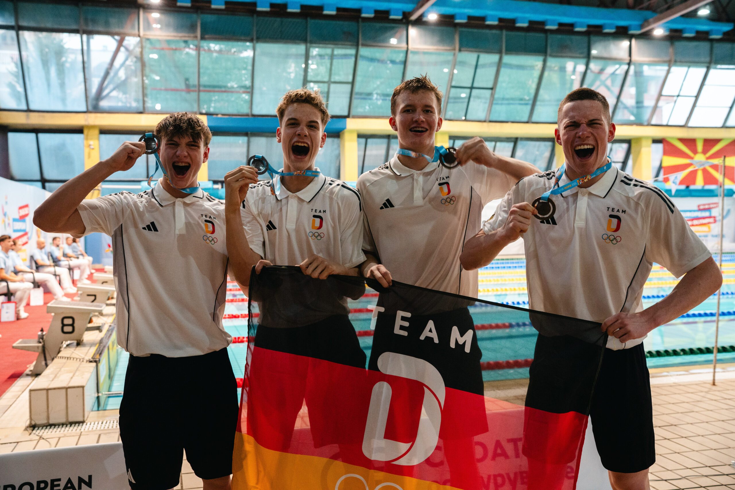 Staffeljungs schwimmen zur ersten EYOF-Medaille für Deutschland - Swim+More