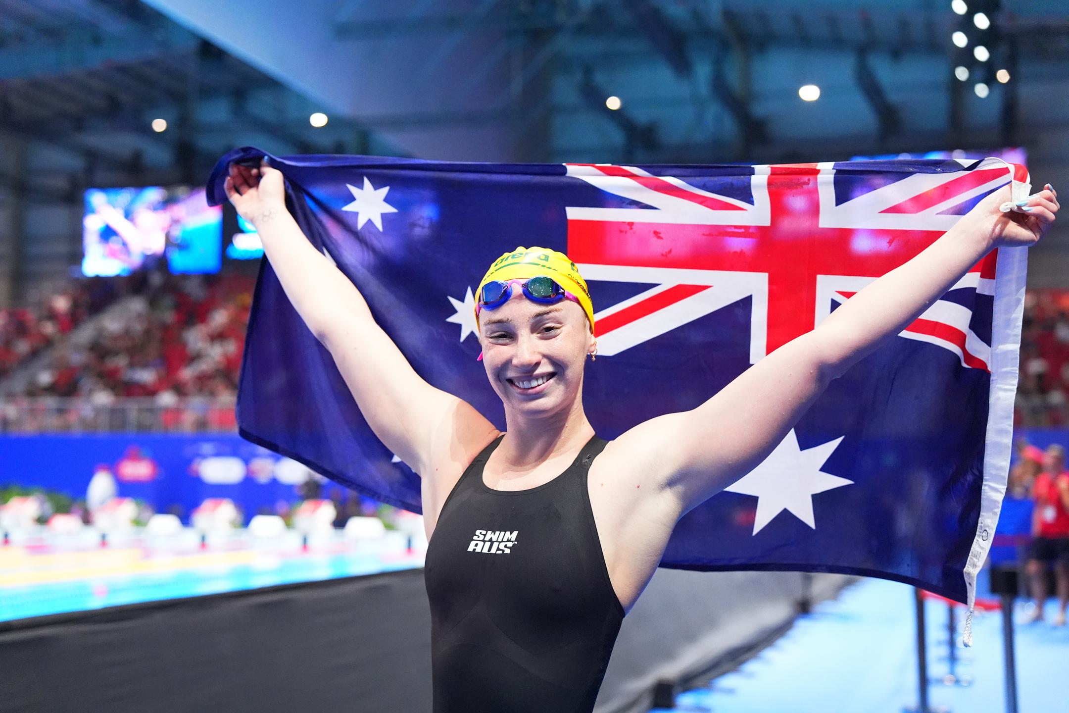Mollie O'Callaghan verbessert Weltrekord über 200m Freistil erneut ...