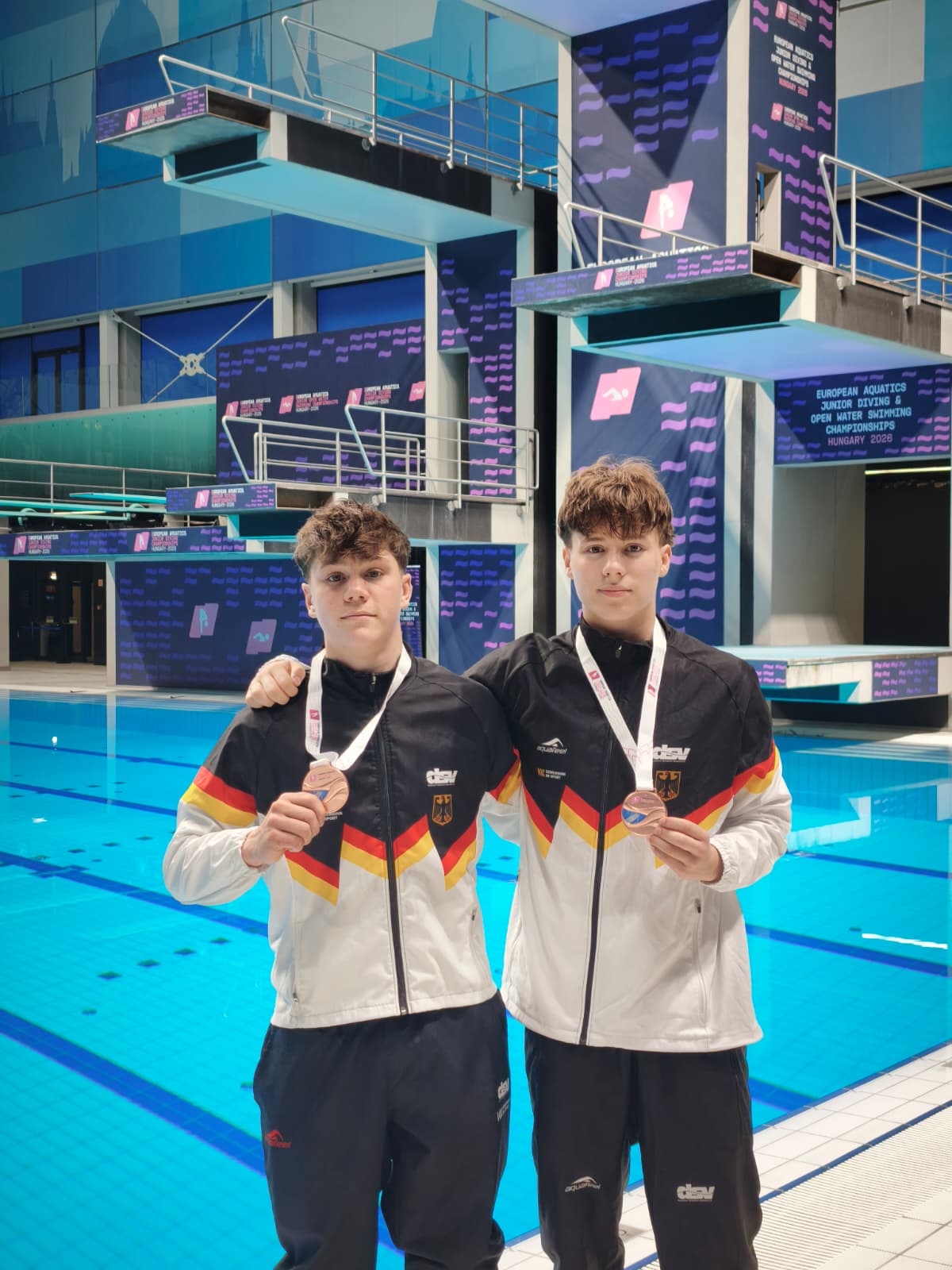 Turmspringer holen erste deutsche Medaille bei der JEM - Swim+More